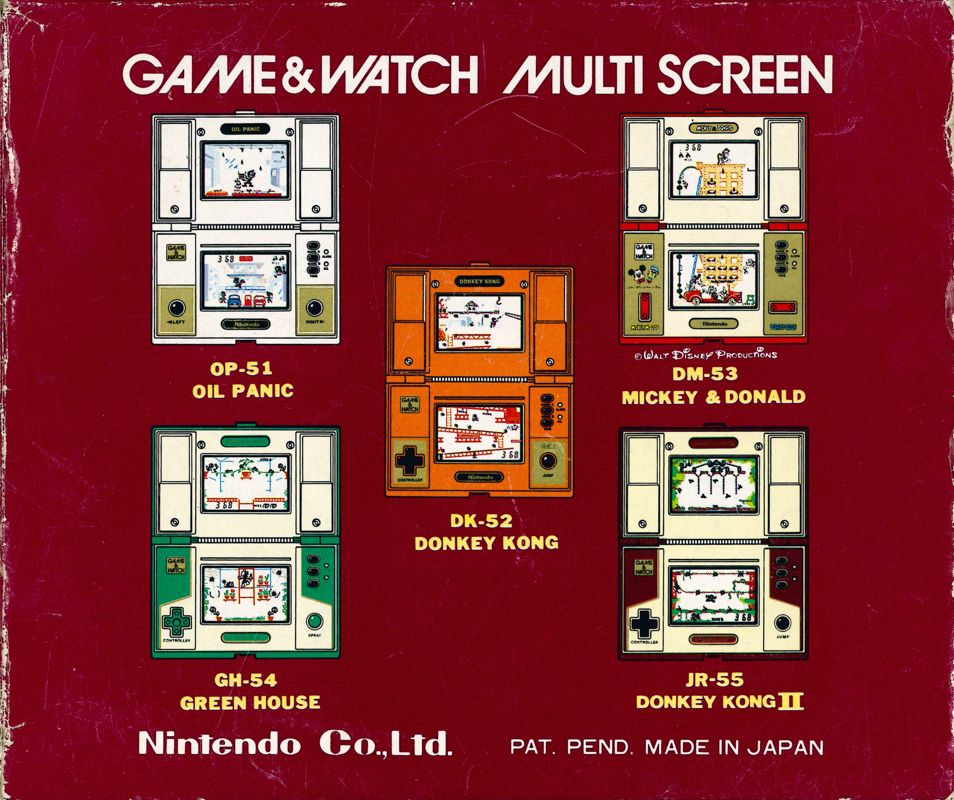 Game & Watch Horizontal Multi Screen: Mario Bros. (MW-56) - Game & Watch