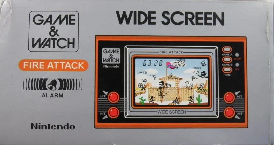 Game & Watch Wide Screen: Fire Attack (ID-29) - Game & Watch